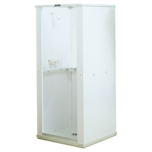 Elm DURASTALL Shower Stall, 32 in L, 32 in W, 7434 in H, Thermoplastic ...