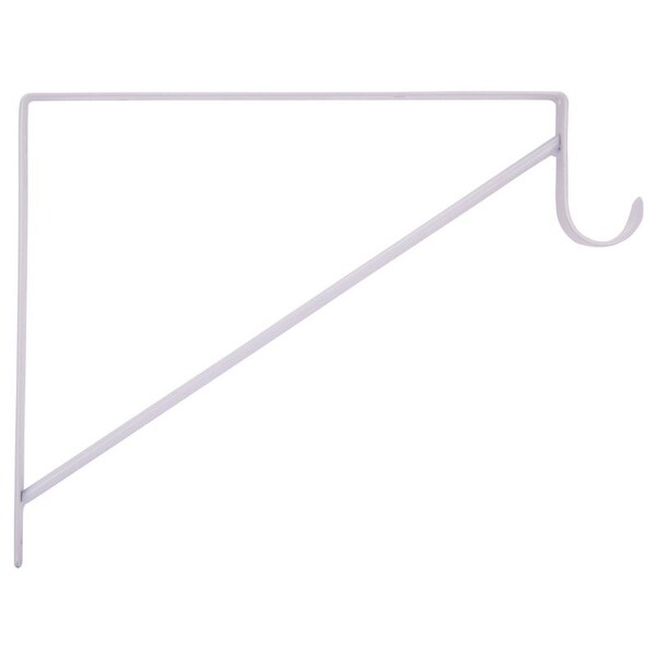 Prosource HeavyDuty Shelf and Rod Bracket, 220 lbPair, 13 in L, 934 in ...