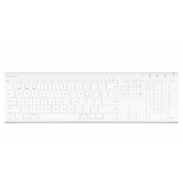 Macally 110 Key 3 Devices Bluetooth Keyboard AceBTKey | Zoro