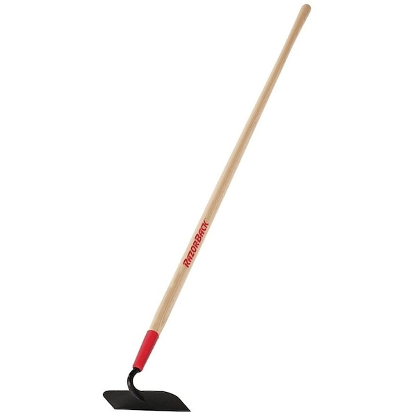 Razor-Back Meadow Hoe with Wood Handle, 7 in W Blade, 3-1/2 in L Blade ...