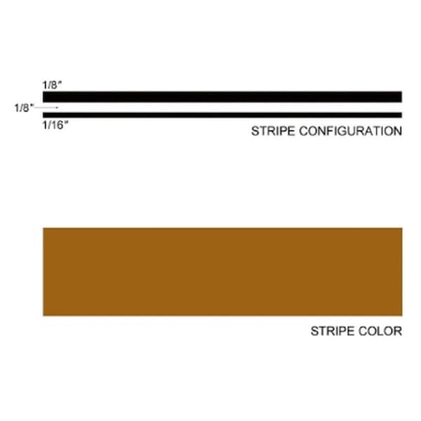 Prostripe Single Color Multiple Striping Tape, 150 ft x 5/16 in, Copper ...