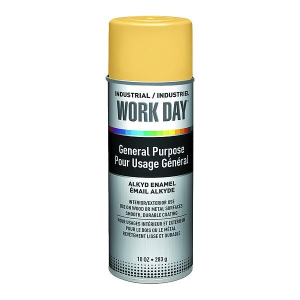 Krylon Industrial Spray Paint, Yellow, Gloss, Solvent, 10 oz A04406007 ...
