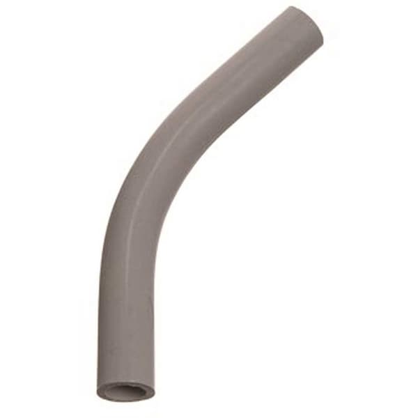 Carlon Conduit Fitting Elbow, PVC, PVC Coated, Gray UA7AH | Zoro