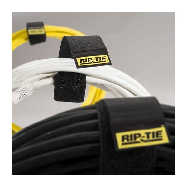 Rip-Tie Cable Wrap, 20 in, 1-1/2 in W, Black D-20-1PK-BK | Zoro
