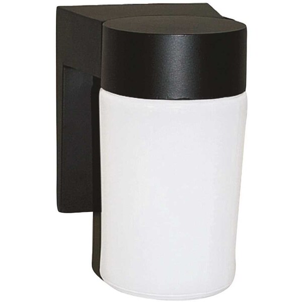 Royal Cove 1-Light Black Outdoor Wall Mount Lantern Sconce 2496824 | Zoro