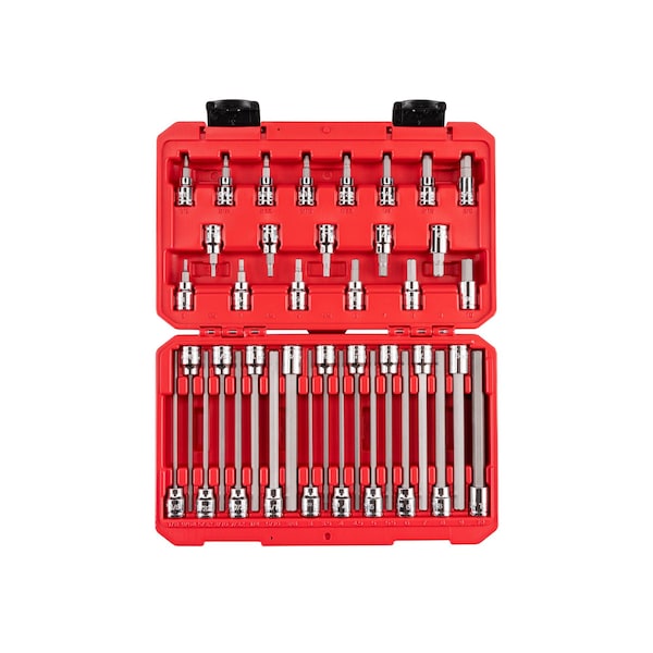 Tekton 3/8 in Drive Socket Bit Set, SAE/Metric, 38 pcs SHB91316 | Zoro