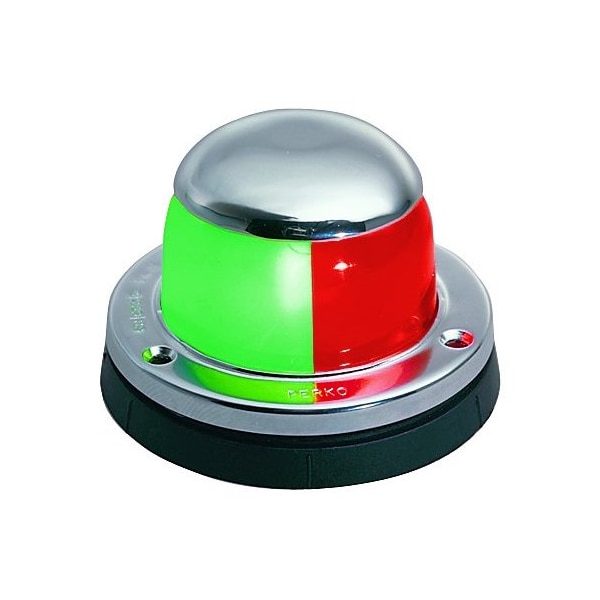 Perko Chrome-Plated Horizontal-Mount Bi-Color Light 0972DPOSTS | Zoro