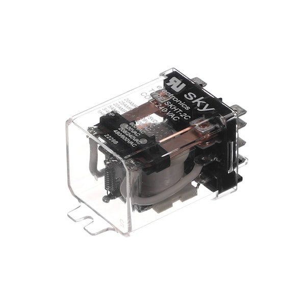 Hillphoenix Fan Relay, R1, DPDT, 240V Coil, Side Mount P084234E | Zoro