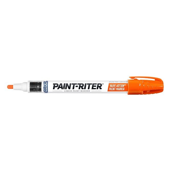 Markal Paint Marker, Medium Tip, Orange Color Family, Paint 96824 | Zoro