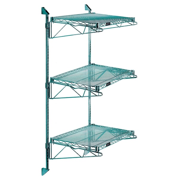 Quantum Storage Systems 54in POST WALL MOUNT CANTILEVER KIT 12X48 GREEN ...