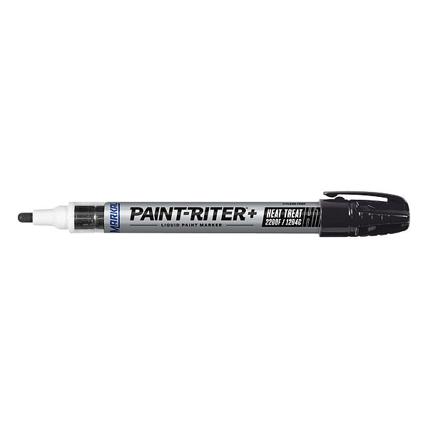 Markal Paint Marker, Medium Tip, Black Color Family, Paint 97303 | Zoro
