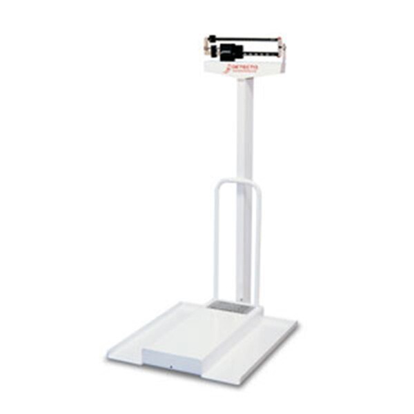 Detecto Mechanical Wheelchair Scale, 350 lbs Capacity Detecto-485 | Zoro