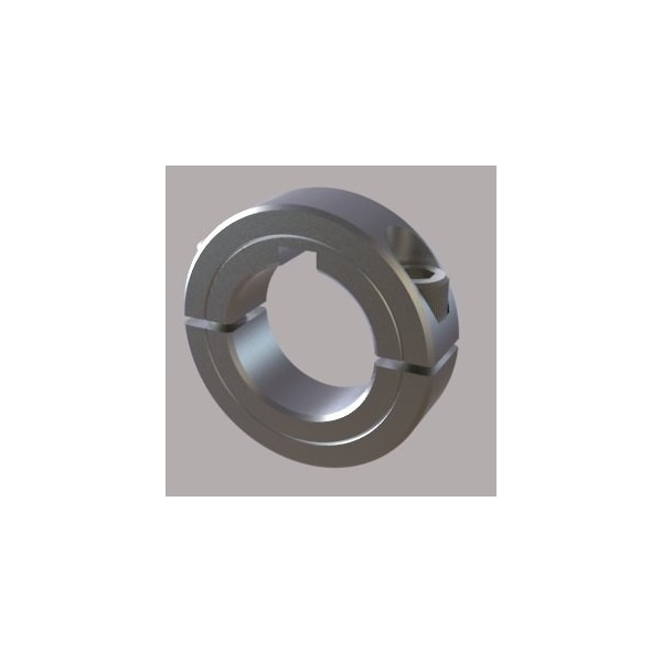 Stafford 2-7/16 in 2PC Clamp Collar Steel 8L207KP11 | Zoro