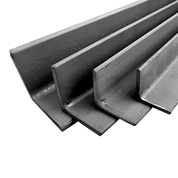 Online Metal Supply 1 in x 1 in x 1/8 in x 8 in, A36 Steel Angle, Hot ...