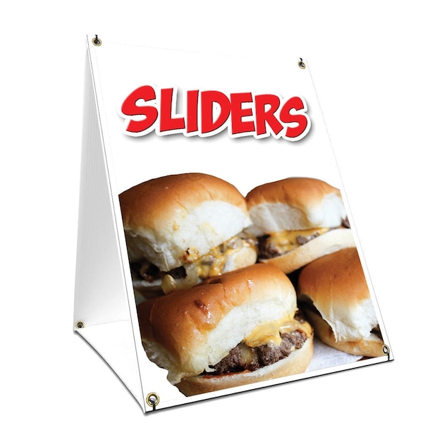 Signmission Sliders, 24 Inch x 18 Inch A-frame Yard Sign, Plastic Sign ...