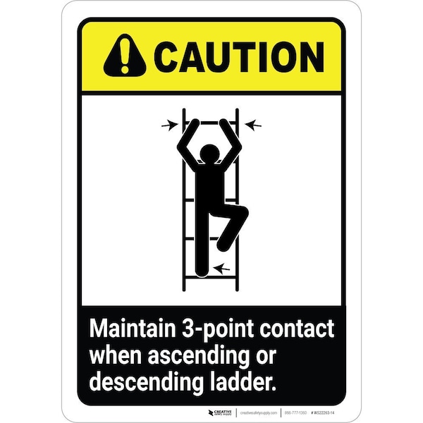 Creative Safety Supply Maintain 3-Point Contact When Ascending Or ...