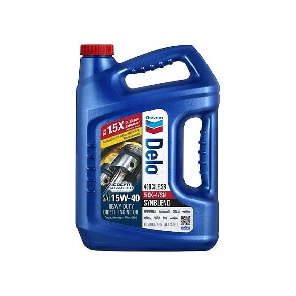 Chevron Engine Oil, Synthetic Blend, 1 gal, 15W-40 257004388 | Zoro
