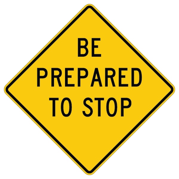 Sign Solutions Usa Traffic Sign, 18 in Width, Aluminum Sign, Diamond ...