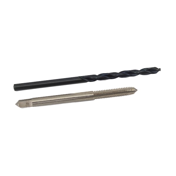 Drill America No 8-64 UNS HSS Plug Tap and No 28 HSS Drill Bit Kit ...