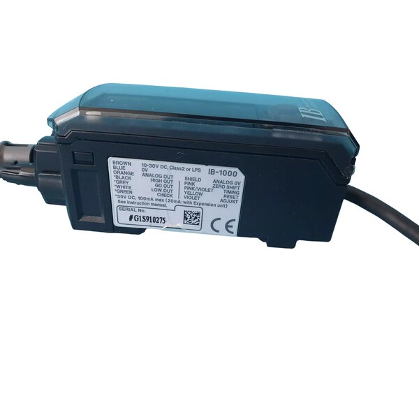 Keyence Thrubeam Type Laser Detection Sensor, Amplifier Unit, DIN Rail IB-1000 | Zoro