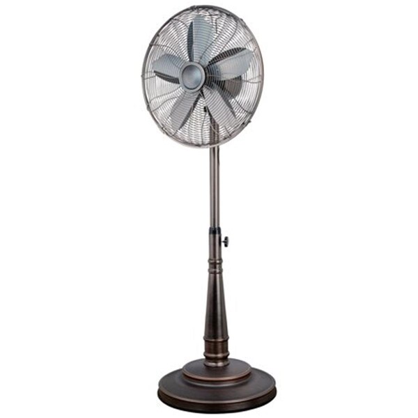 Optimus 16 in. Retro Oscillating Stand Fan with Oil F6218 | Zoro