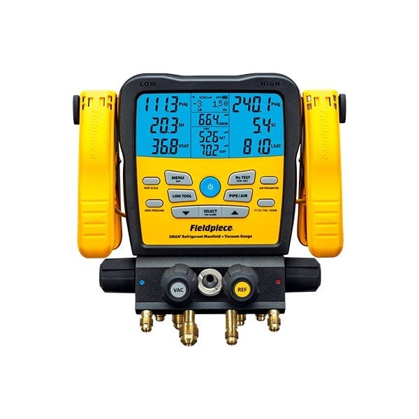 Fieldpiece Manifold Gauge Set, 5 in Gauge, Digital SM482V | Zoro