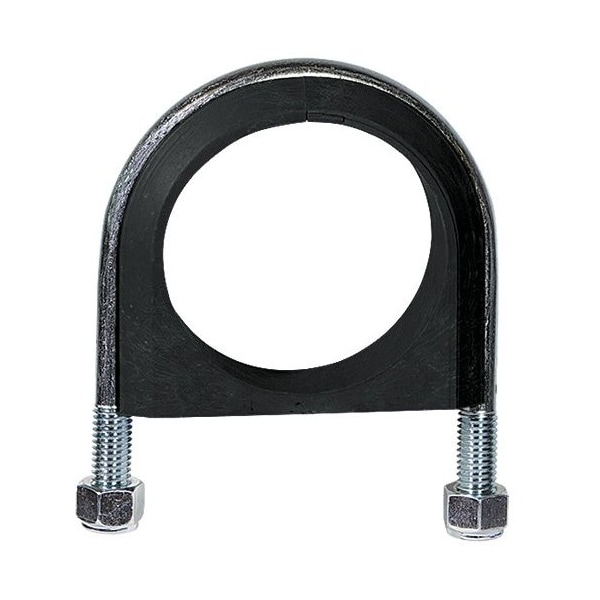Zsi U-Bolt Pipe Clamp, 11.25"H, SS, 8"PipeSize UB8PAN6 | Zoro