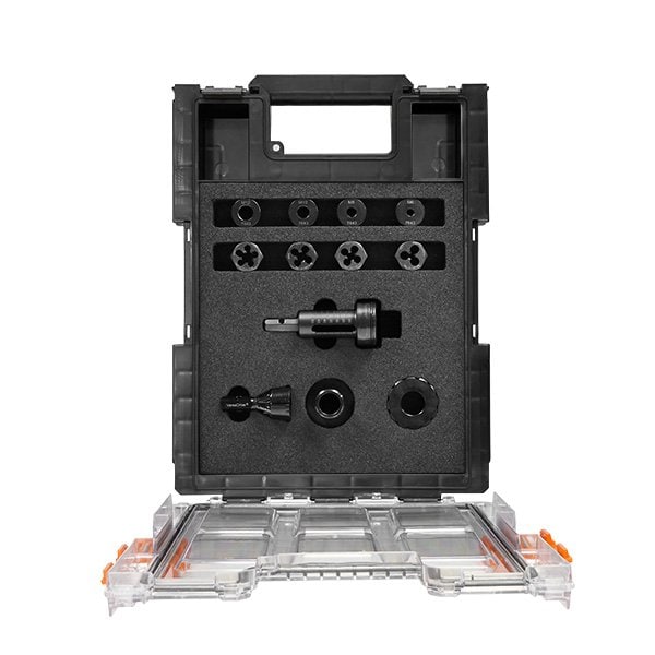 Versadrive ImpactaDie XL Kit w Adapter/Collar , M16, M20, M25 Guides Hex Die Nuts Metric Fine ...