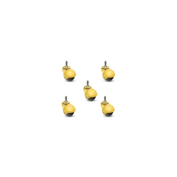 Shepherd Hardware 2'' Spherical Ball Caster, 7/16'' x 7/8'' Grip Ring ...