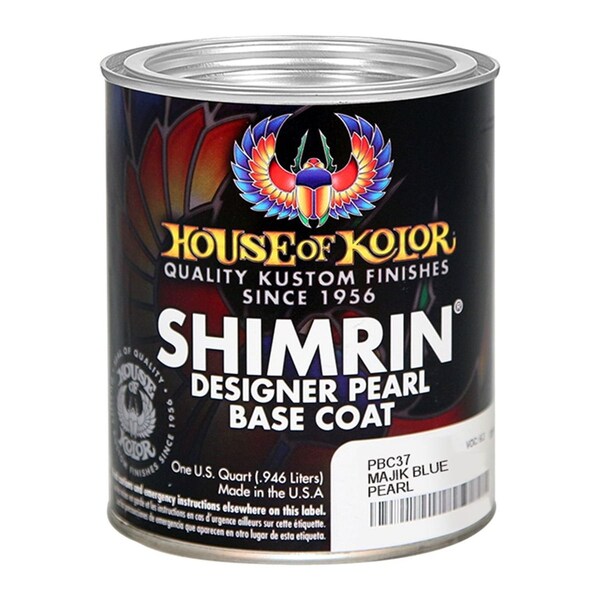 House Of Kolor Designer Pearl Series Universal Basecoat, Majik Blue ...