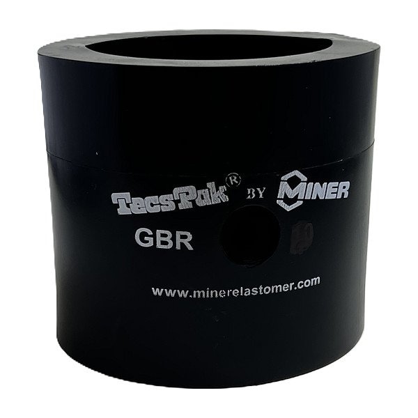 Miner Elastomer Tecspak Bumper, Black, 75 lb Cap. GBR-2 | Zoro