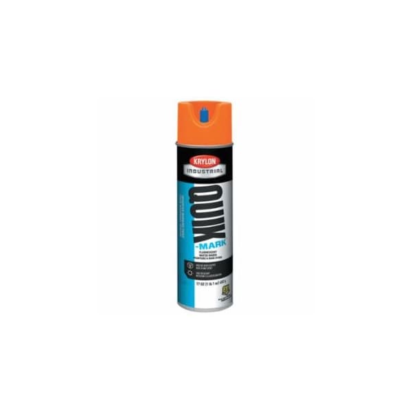 Krylon Industrial Quik-Mark, Fluorescent Inverted Marking Paint, Water ...