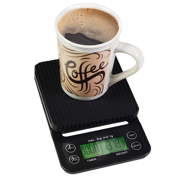 Moon Knight Optima Home Scales Java Kitchen Weight Scale, Black JA-3001 ...