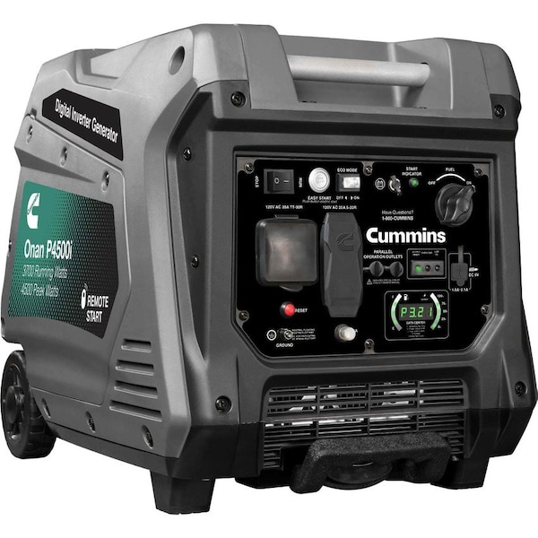 Cummins A058U955 Onan P4500i Inverter Portable Generator - 4500 Watts ...