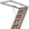 Louisville Fire-Rated Series Attic Ladder, 7 ft 8 in to 10 ft 3 in H ...