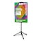Excello Blank Floor Sign Stand, Holds Posters Up to 77in, 26in to 86in ...