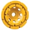 Dewalt 4-1/2" double row diamond cup grinding wheel blister DW4774 | Zoro