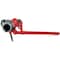 Ridgid 16-1/2" Compound Leverage Wrench, 2" Pipe Capacity, Red 31375 | Zoro