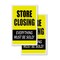 Signmission Store Closing, A-Frame & 2 Decals Installed, Heavy-Duty ...
