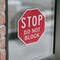 Signmission Stop Do Not Block, 4 inch X 4 inch, Vinyl Decal, 2PK OC-D ...