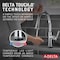 Delta Coranto Single Handle Pull-Down Kitchen Faucet with Touch2O ...