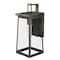 Homeroots Burnished Bronze Contempo Elongated Outdoor Wall Light 398455 ...