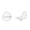 Tecnoseal Zinc Yamaha Trim Tab Anode f/200 - 300 HP Motors 01145 | Zoro