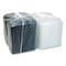 Pactiv MealMaster Rib Container, 10 x 7.1 x 2.1, Black/Clear, Plastic ...