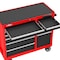 Craftsman S2000 Rolling Tool Cabinet, 10 Drawer, Red, Steel, 41 in W x ...