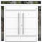 Vdomdoors Metal Double Doors Deux 1705 White Enamel 2 Sidelights and ...