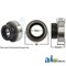 A & I Products Bearing, Ball; Cylindrical W/ Collar, Non-Relubricatable ...
