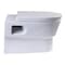 Eago WD332 Round Modern Wall Mount Dual Flush Toilet Bowl WD332 | Zoro