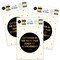 Barker Creek Creativity, Intelligence & Optimisim Art Prints Set, Gold ...