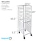Amgood 20 Tier Bun Pan Rack Sheet Pan Rack with Wheels AMG 20TIER ...